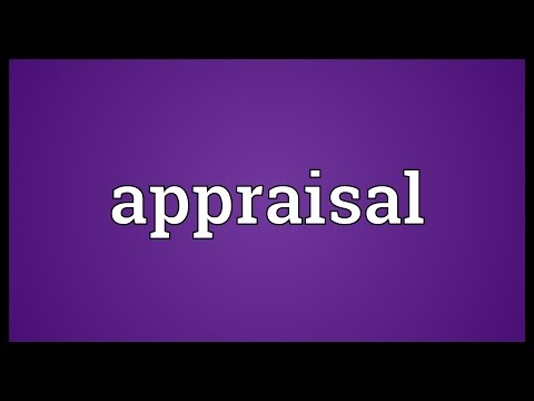 Appraisal Meaning