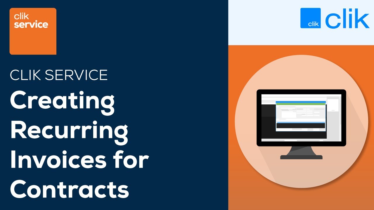 Create Recurring Invoices | Clik Service