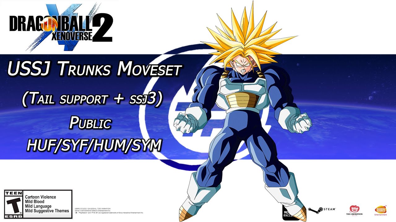 USSJ Trunks Moveset - Dragon Ball Xenoverse 2 Mod - The Citadel | VGM