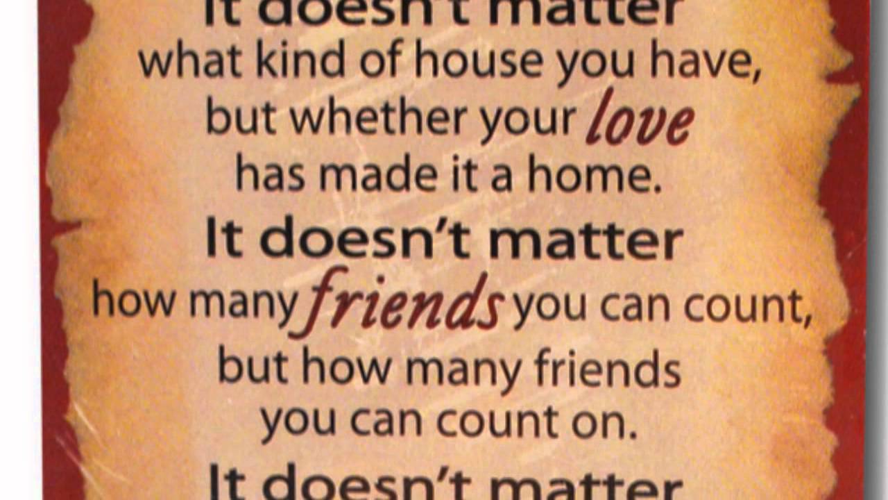 It Doesn't Matter Prayer Card