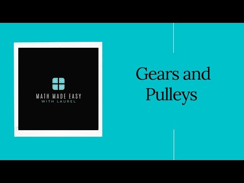 Trades Math - Gears and Pulleys