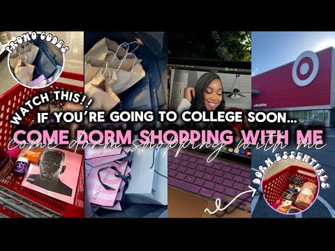 The ULTIMATE College Dorm Guide☆! come dorm shopping, target necessities, promo codes
