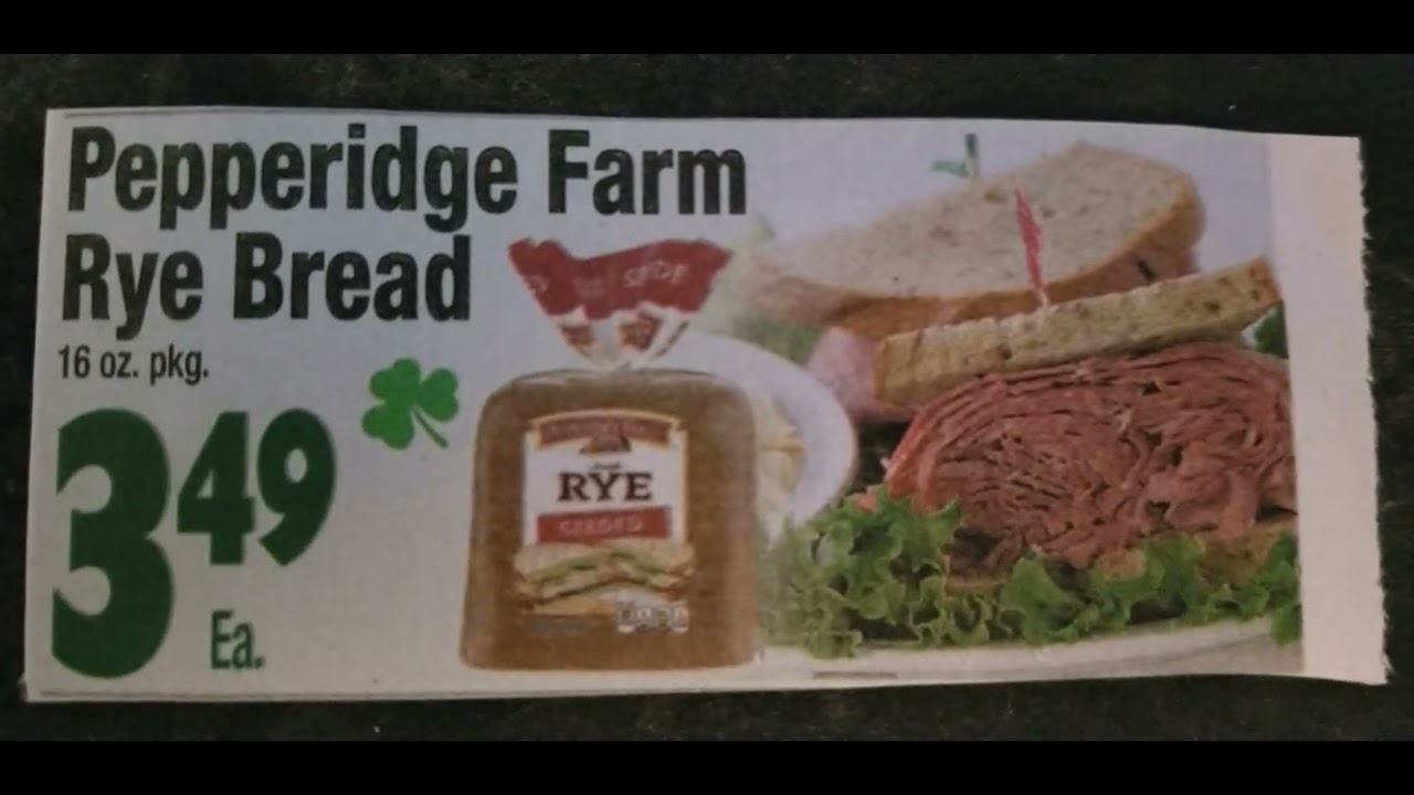 KING KULLEN - PEPPERIDGE FARM RYE BREAD