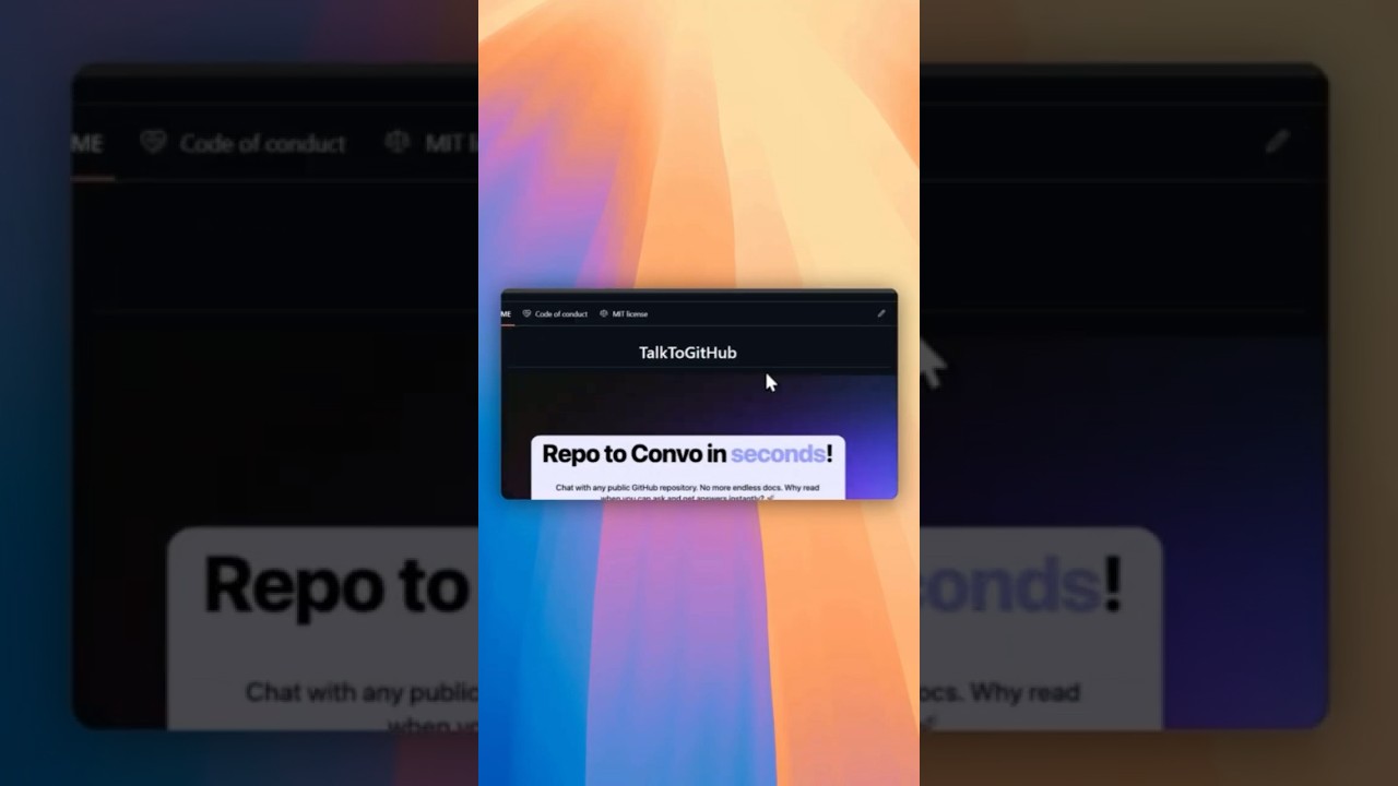 chat with any GitHub repo like you're talking to a dev buddy