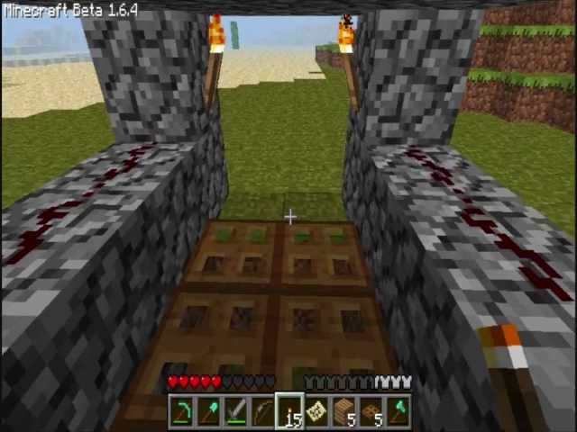 How to use a trapdoor in Minecraft