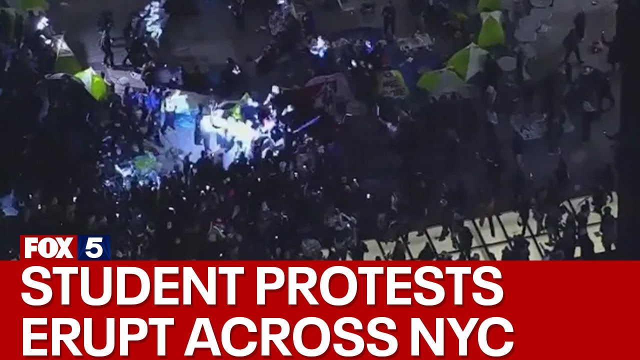 Pro-Palestinian student protests erupt across NYC