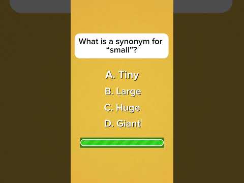 Synonym Quiz: What’s Another Word for “Small”? #englishquiz #shorts
