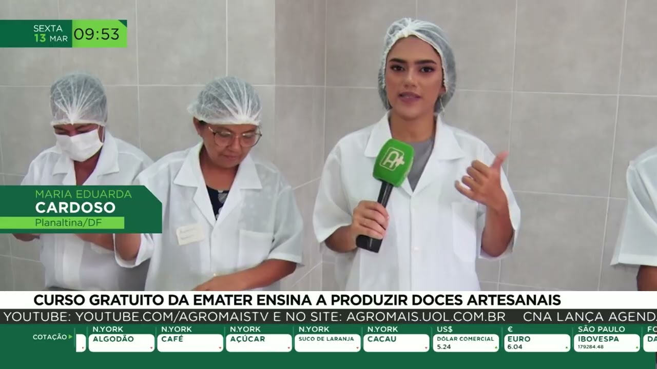 Free course from Emater teaches how to produce artisanal sweets.