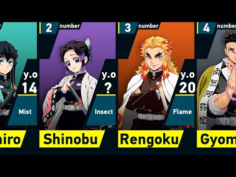 All Hashira in Demon Slayer: Kimetsu no Yaiba