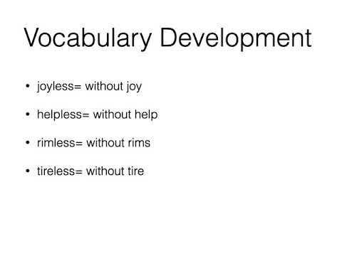 Suffix -less