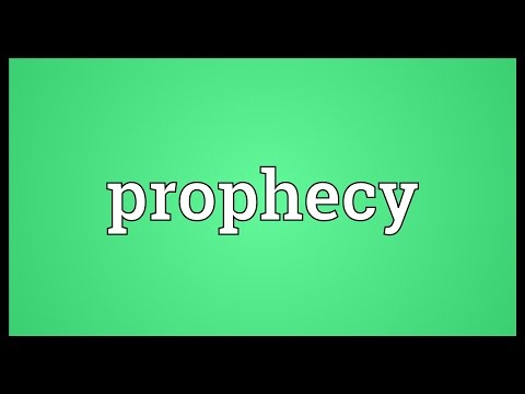 Prophecy Meaning