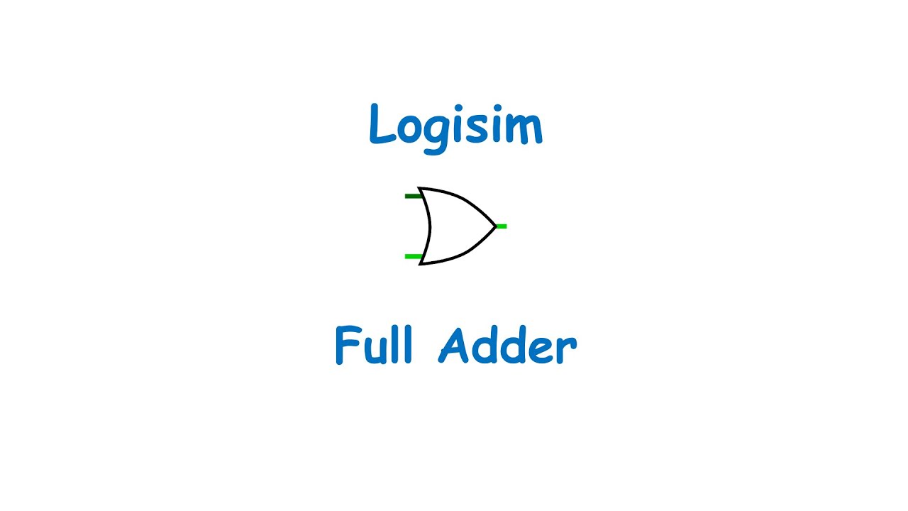 Full Adder | Design With Logisim