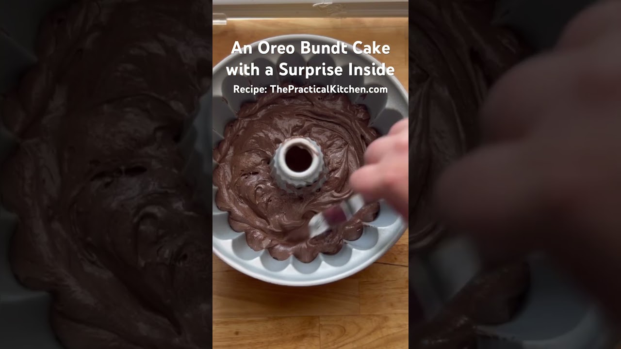 This Oreo Bundt cake brings the DRAMA