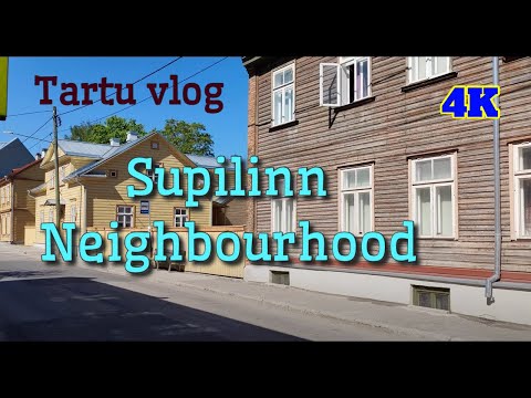 Exploring Tartu Supilinn: Get a sneak peek of the European Capital of Culture 2024 in 4K #tartu