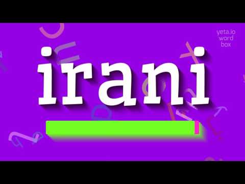 How to say "irani"! (High Quality Voices)