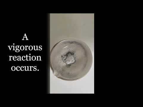 Reaction of Al, Na2O2 and H2O