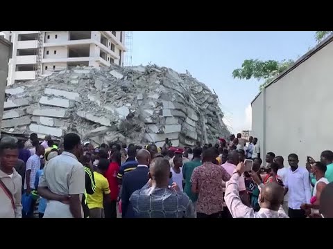 Several trapped after high-rise collapses in Nigeria