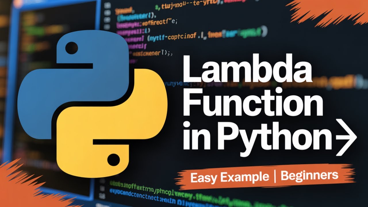 Lambda Function in Python Explained with Real Life Example | Python Tutorial for Beginners