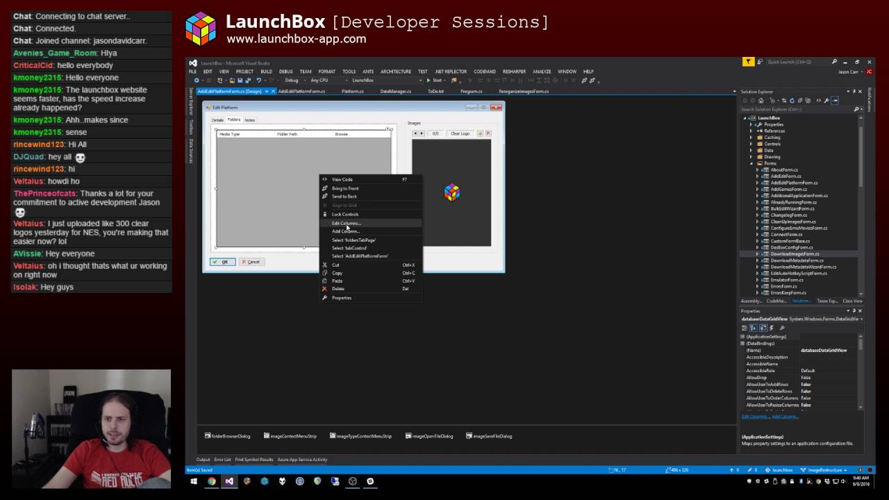 Image Interfaces and Database Sync Discussion - 2016/06/08 - LaunchBox Development Live Streams