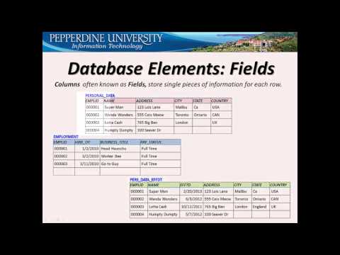 Query Basics: Pepperdine University