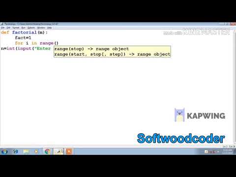 Find Factorial of a Given Number Using Function in python - Softwoodcoder