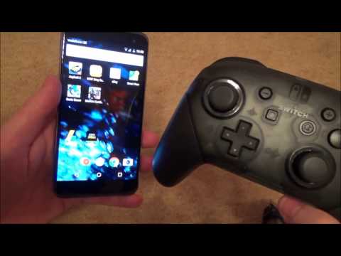 Connecting the Nintendo Switch PRO CONTROLLER to Android Mobile Cell PHONE
