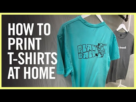 How To Print T-Shirts At Home | T-Shirt Business Startup