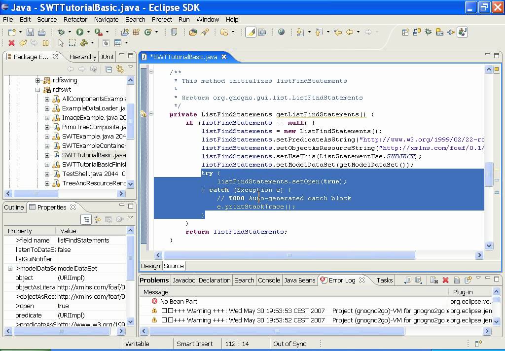 gnogno 2go swt tutorial