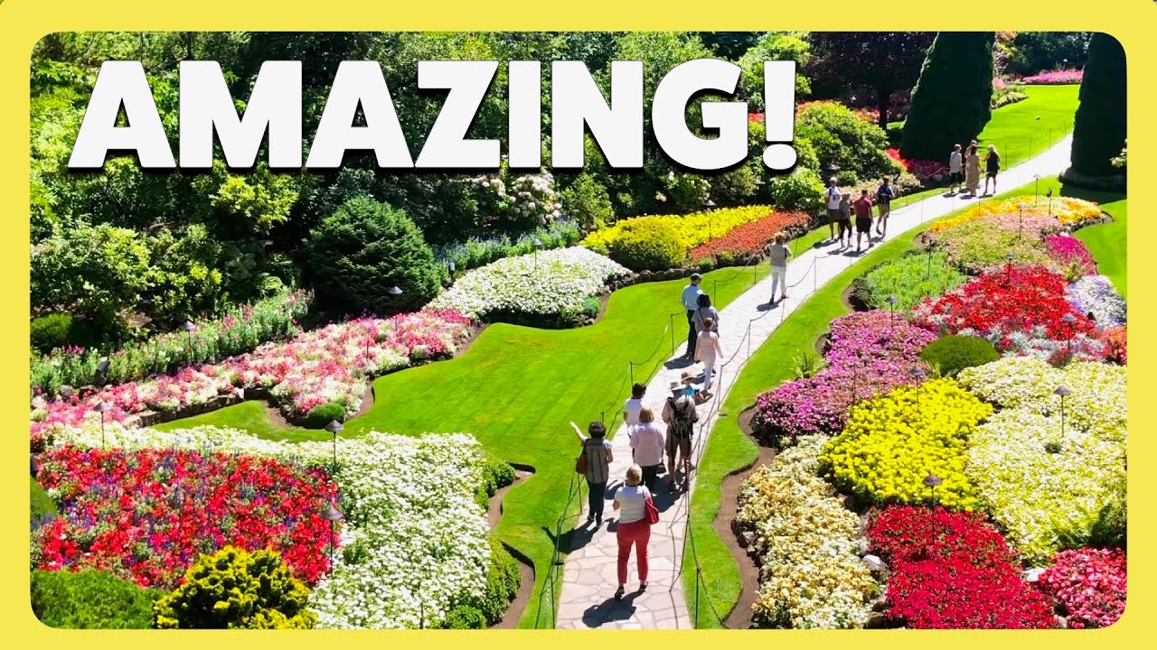 Butchart Gardens Children's Pavilion and the Rose Carousel Victoria Vancouver Island Canada Vacation