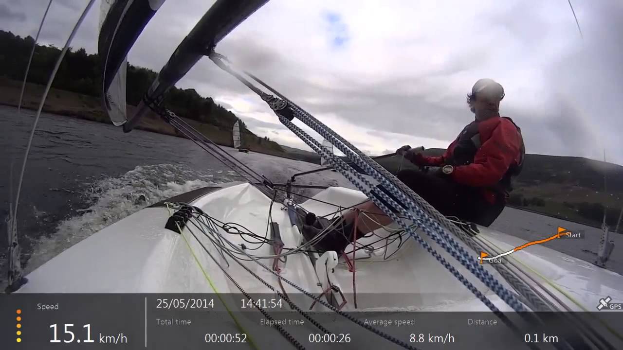 Phantom Dinghy Sailing - Windward Capsize