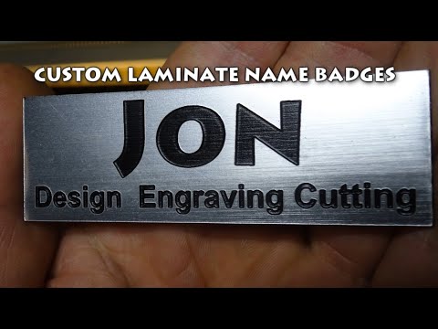 Custom Laminate Name Badge