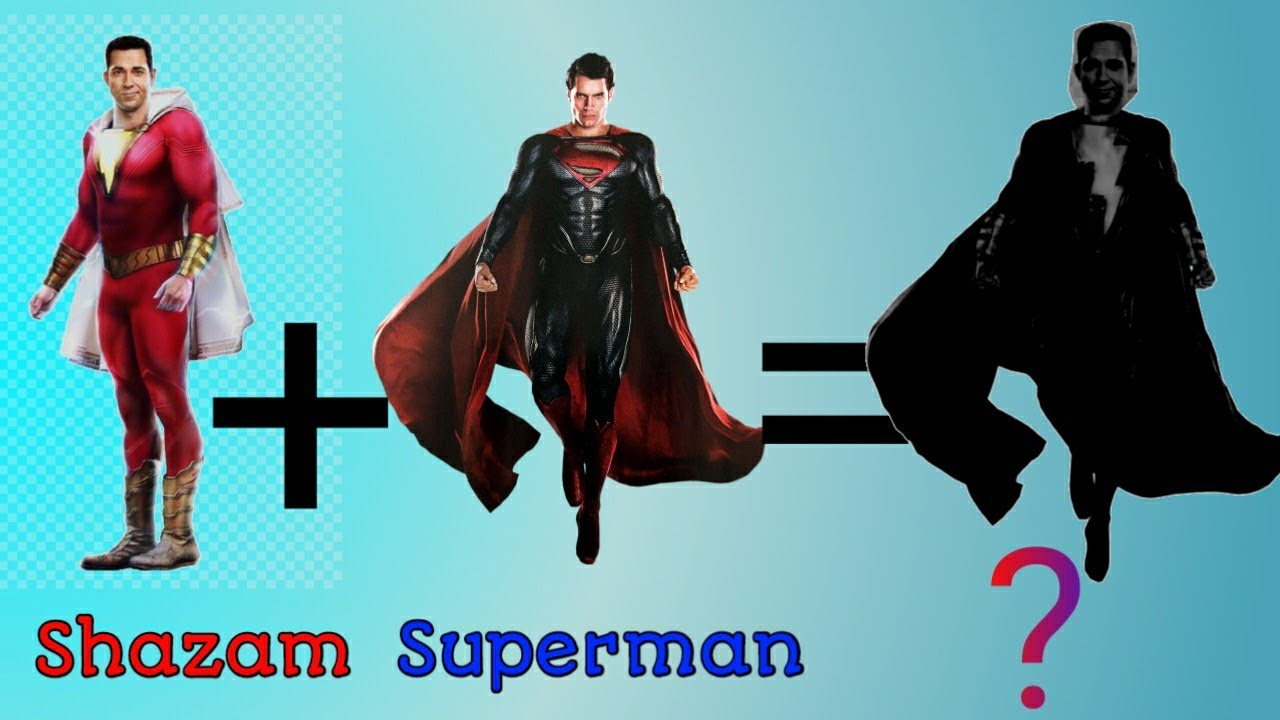 Superman +Shazam.DC combination. #superman#shazam#anshulmarvelart