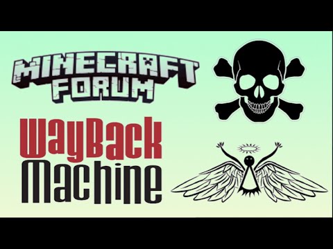 Recover Files and Posts from the Minecraft Forum on the Wayback Machine at Archive.org