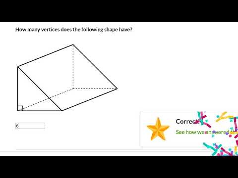 Counting faces and edges of 3D shapes (Hindi) (video) | Khan Academy
