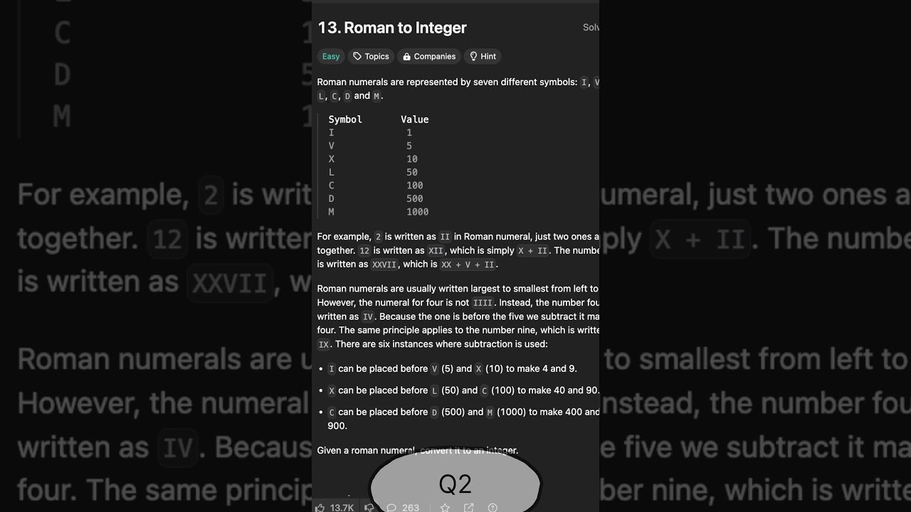 DAY 47/100: 100 Days Of Code & DSA Challenge 4️⃣7️⃣ ✅... #100dayschallenge #leetcode #dsa #coding