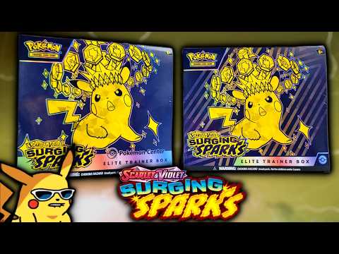 Surging Sparks! - Pokémon Center VS Retail ETB! (3,000 Subs!!)