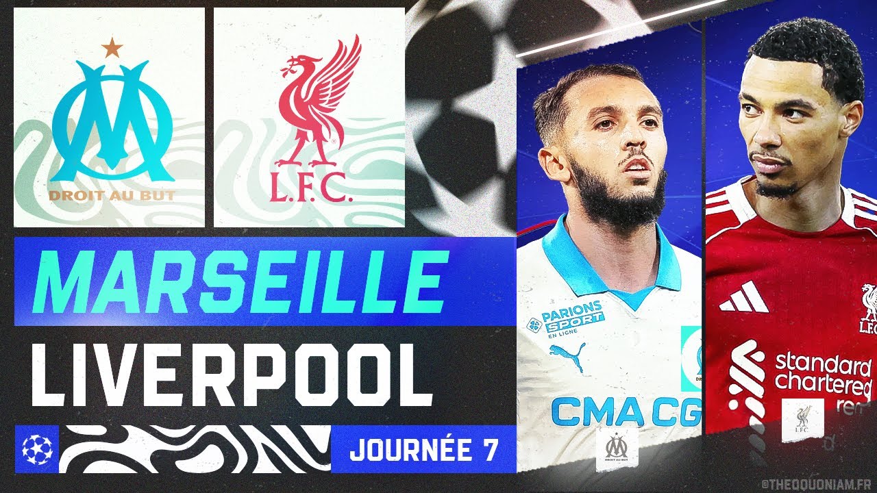 LIVE : Marseille en difficulté face à Liverpool à la mi-temps – suivez ...