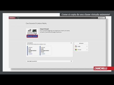myZanichelli - Come si copia da una classe virtuale esistente?