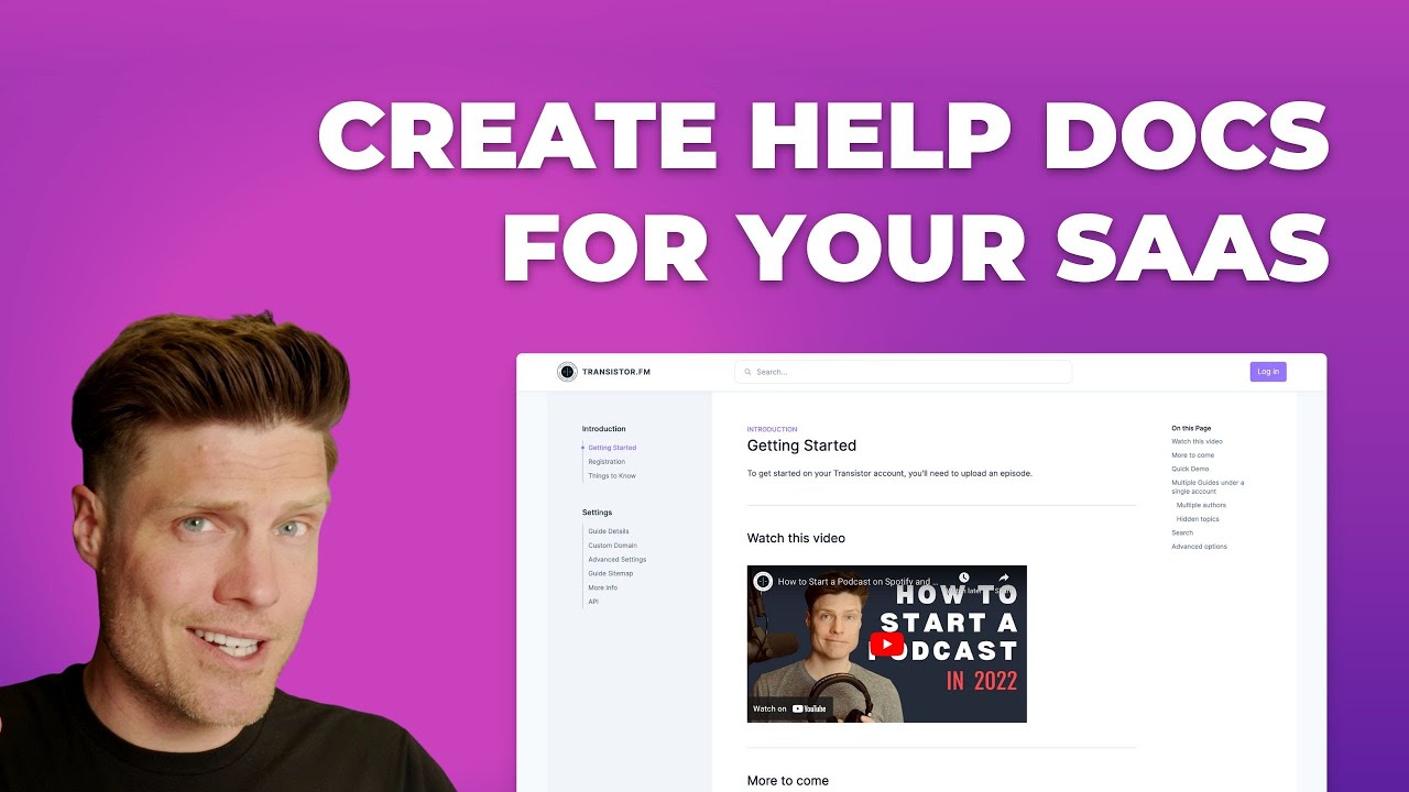 Create help docs for your SaaS – Subsection review