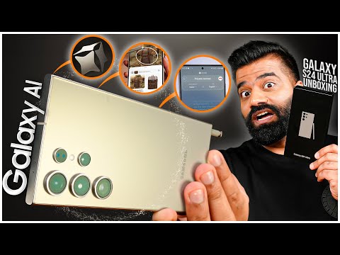 Samsung Galaxy S24 Ultra Unboxing & First Look - The First AI Smartphone Is Here🔥🔥🔥