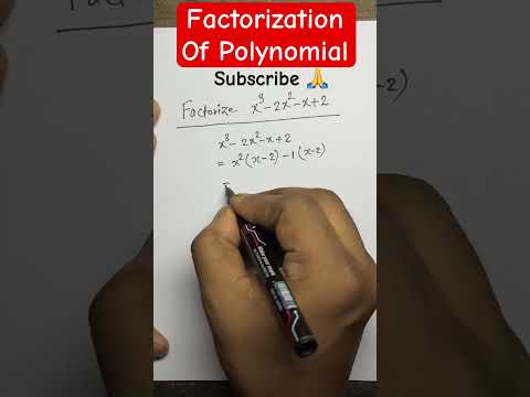 Factorize X^3-2X^2 - X + 2 l Factorization of Polynomials #math