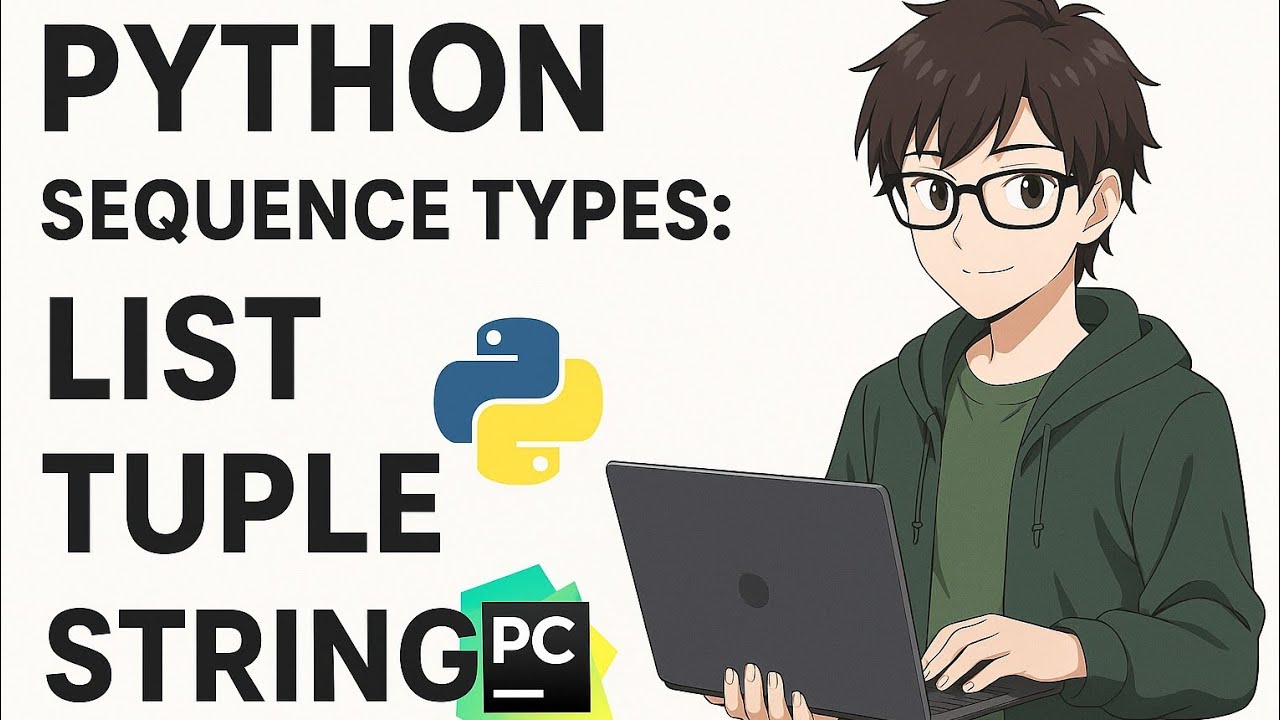 Python Sequence Types: List, Tuple, String | Series - 3 #ai #python