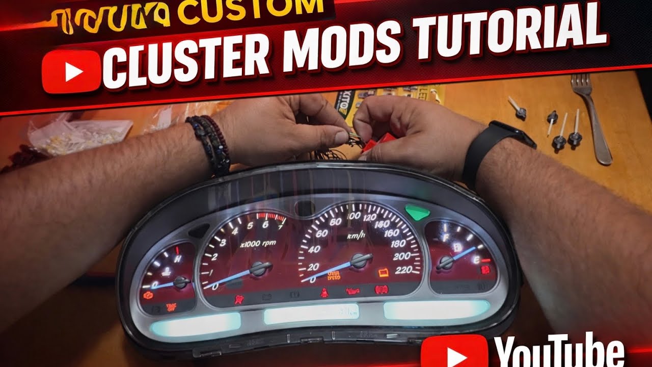 Holden VT - VX Custom Cluster Mod Tutorial 