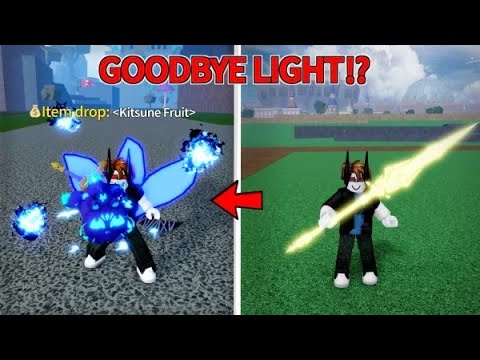 I Mastering Kitsune Fruit + GOODBYE LIGHT!? (Blox Fruits)