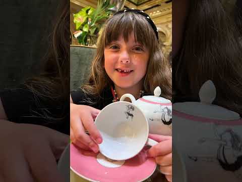 Afternoon Tea @The Plaza Hotel in New York City! Bucket List! Perfect for little girls!