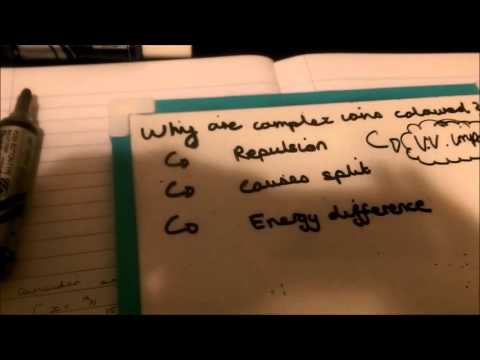 Why are transition metals colored?