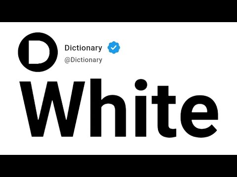 White Significado En Español