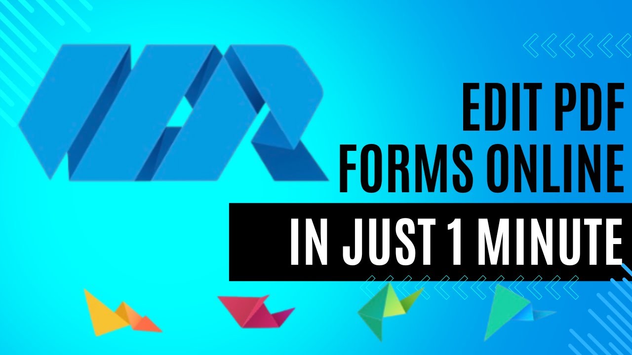 How to edit/fill PDF forms in HTML in 1 minute | No installation needed