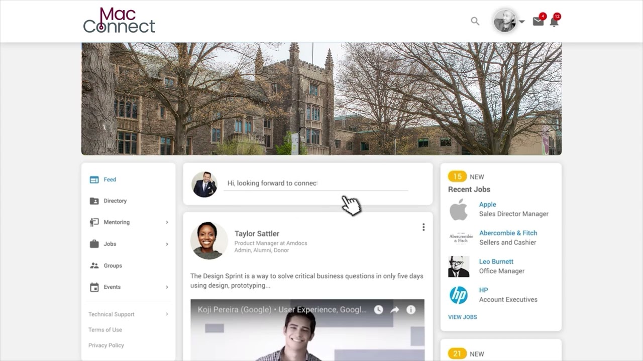 How to find a mentor on MacConnect