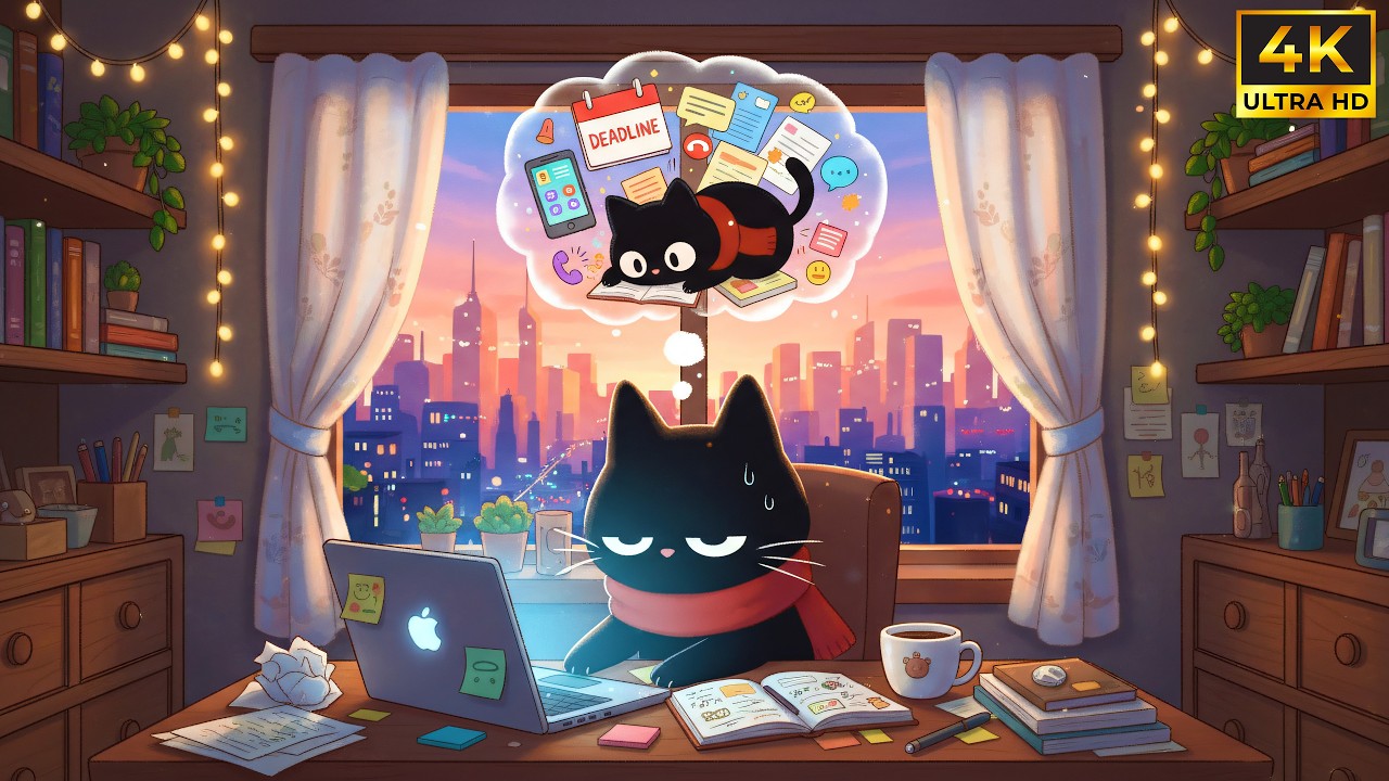 One More Task… ⏳💻 Cozy Lofi Beats for Productivity